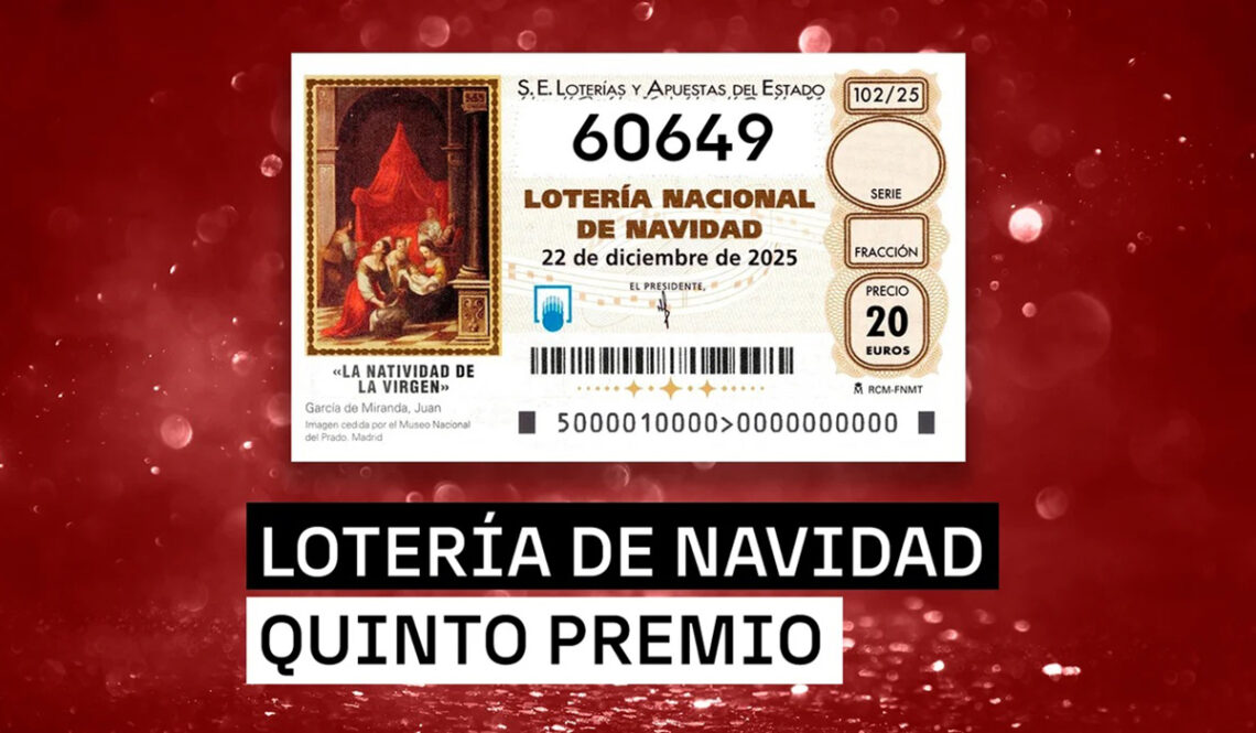 El 60649, un Quinto Premio de la Lotería de Navidad, cae en Cuenca ...